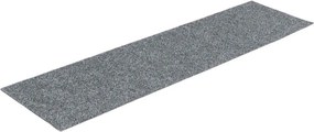 Schodové rohože samolepicí 15 ks 76 x 20 cm světle šedé obdélníkové 326927