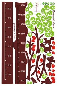 Dětská samolepka – metr na dveře nebo zeď 60x190 cm Dreaming Tree – Ambiance