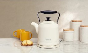 Krémová rychlovarná konvice z nerezové oceli 1,5 l Highclere – Haden