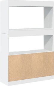 Skříň highboard bílá 92 x 33 x 140 cm kompozitní dřevo 3309609