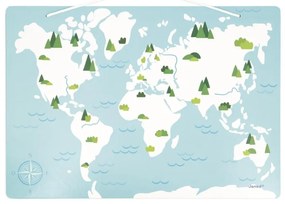 Magnetická mapa světa - Kde žijí zvířátka - 40 ks