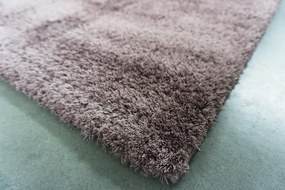 BE Koberec Microsofty 8301 DARK LILA - béžově hnědý obdélníkový Rozměr: 60x100 cm