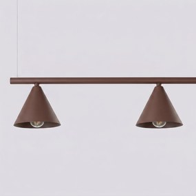 Sollux Lighting Lustr NOX 4L hnědý