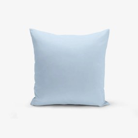 Modrý povlak na polštář Minimalist Cushion Covers Düz, 45 x 45 cm