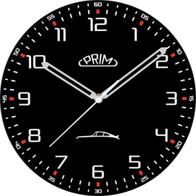 Hodiny PRIM Speedline - černo-bílé