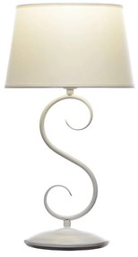Light for home - Stolní lampa 20500 "JANET", 1x60W, E27, béžová, zlatá, patina