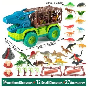 Dinosauří nákladní auta s velkým příslušenstvím Číslovka: 2
