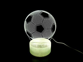Madrid Magnificence Noční lampa - Fotbal - 3 barvy - P107