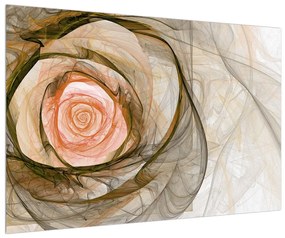 Moderní obraz růže (90x60 cm)