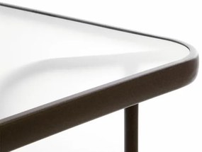 Garthen 37023 Zahradní polyratanový set - 4 židle a skleněný stůl