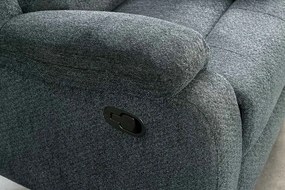 Designové křeslo Movie tmavě šedé