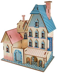 Woodcraft construction kit Woodcraft Dřevěné 3D puzzle Vila PACA