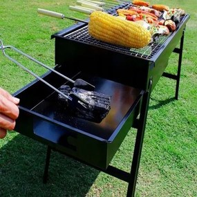 BBQ 27094 Skládací turistický gril přenosný