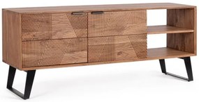 BIZZOTTO TV stolek ISAR 145 cm hnědý