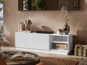 TV stolek/skříňka Ceroza 150 2D, Barva: bílá