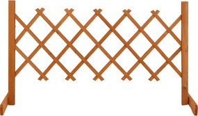 vidaXL Zahradní trelážový plot 120 x 60 cm masivní jedle [314823] Barva: Šedá