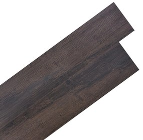 Samolepící podlahová krytina PVC 5,02 m² 2 mm tmavě hnědá