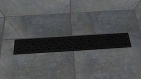 B-DRAINWELL 50 Black Odtokový podlahový žlab, bublinky