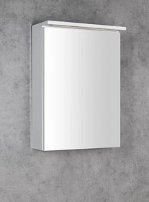 Aqualine KAWA STRIP galerka s LED osvětlením 50 x 70 x 22 cm bílá WGL50S