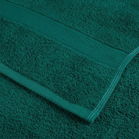 Premium ručníky SOLUND 10 ks zelené 80 x 200 cm 600 g/m² 137340