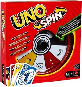 MATTEL Karetní hra UNO Spin JGR00 / 112 karet a ruleta / od 7 let