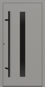 Hliníkové vchodové dveře FM Turen Premium P90 M21 BLACKLINE šedá/bílá RAL9007/9016 Orientace dveří: Levé, otevírání dovnitř, Standardní rozměr dveří včetně rámu: 100 cm x 200 cm - vnější rozměr rámu