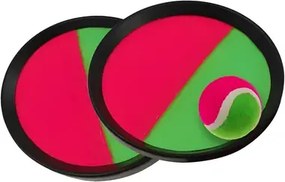 SPORTTEAM Sada Catch Ball / 2x raketa O 19 cm / míček