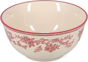 Vínová/slonovinová porcelánová miska Cyril – S|P Collection