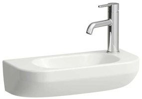 Laufen Lua - Umývátko 50x23 cm, bez přepadu, otvor pro baterii vpravo, LCC, bílá H8150824001141