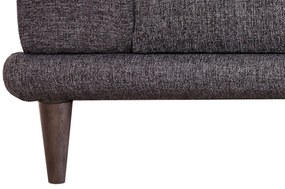 Hanah Home Čtyřmístná pohovka NERO antracitová levá 250 cm
