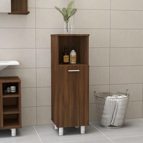 Koupelnová skříňka hnědý dub 30 x 30 x 95 cm kompozitní dřevo,  815608 HangarStore.cz