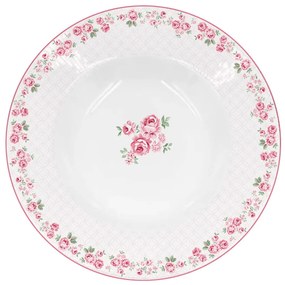 Porcelánový talíř polévkový s květy Lucy 22 cm (ISABELLE ROSE)