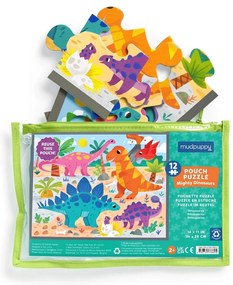 Mudpuppy Puzzle Silní dinosauři 12 dílů