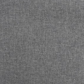 Petromila Otočné jídelní židle 2 ks šedé textil