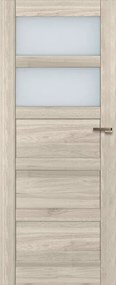 Interiérové dveře vasco doors BRAGA model 3 Průchozí rozměr: 80 x 197 cm, Orientace dveří: Pravé dveře, Dekor: Dub Viking