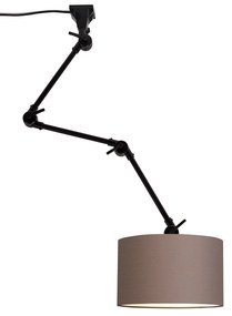 Nástěnná lampa Amsterdam 3220, L barva stínidla: smoke grey (SG)