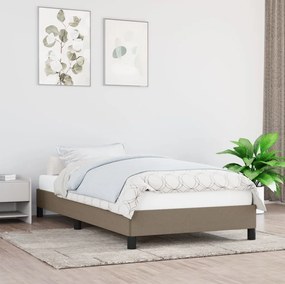 vidaXL Rám postel 90x190 cm textil [346684] Barva: Tmavě šedá