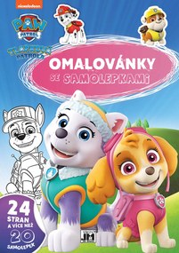 JIRI MODELS Omalovánky A4 se samolepkami Tlapková patrola 1
