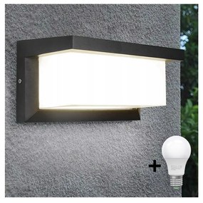 BOWI | LED Venkovní nástěnné svítidlo NEELY 1xE27/10W/230V 4000K IP54 antracit | LEDBW0296B