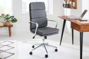 Kancelářská židle Trader 106 -113cm šedá