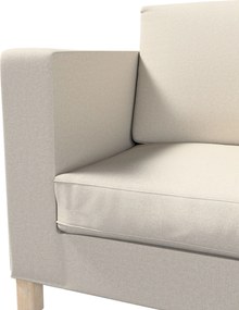 Potah na pohovku IKEA  Karlanda rozkládací, krátký barva šedá látka pletený vzor