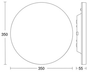 Steinel-LED Stmívatelné svítidlo se senzorem RSPROR20BASIC 15,3W/230V IP40 4000K