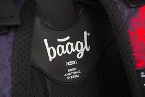 BAAGL Školní batoh Core Láva / 25 l / vhodná od 3. třídy