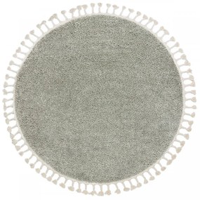 Hans Home | Kusový koberec Berber 9000 green kruh - 160x160 (průměr) kruh
