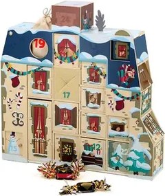 Vilac Dřevěný adventní kalendář k naplnění Domeček / od 3 let