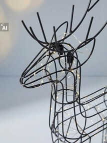 Sinsay - Vánoční LED dekorace ve tvaru soba - černá