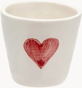 Ručně malovaný šálek na espresso Queen of Hearts