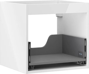 Mexen Box-A, závěsná skříňka 50 cm, 1 zásuvka, bílá lesklá, 91AX0-0500-470-1-00