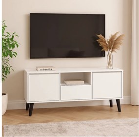 TV stolek 2d1s Borg biały (P)