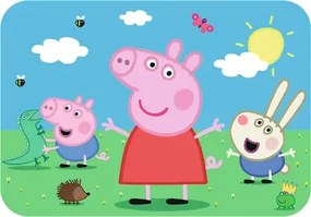 TREFL Dřevěné puzzle Prasátko Peppa / 24 dílků / 28 x 19,5 cm / od 3 l